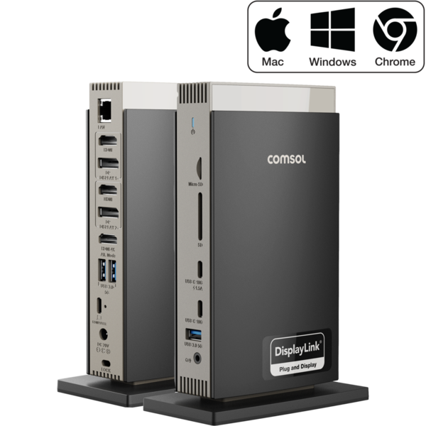USB-C Universal Triple HDMI/DP Monitor 14 Port Docking Station